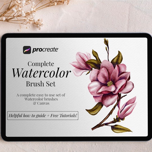 Sannadorable Watercolor Brushes for Procreate Realistic - Etsy