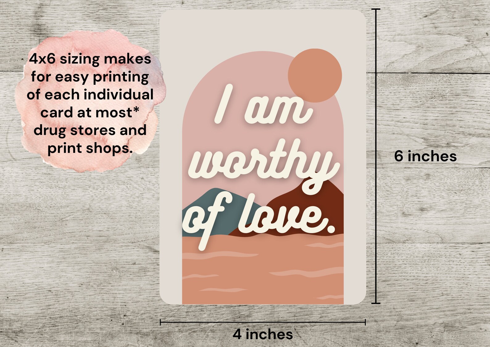 Positive Affirmation Cards for Women, Vision Board Printables, Digital ...