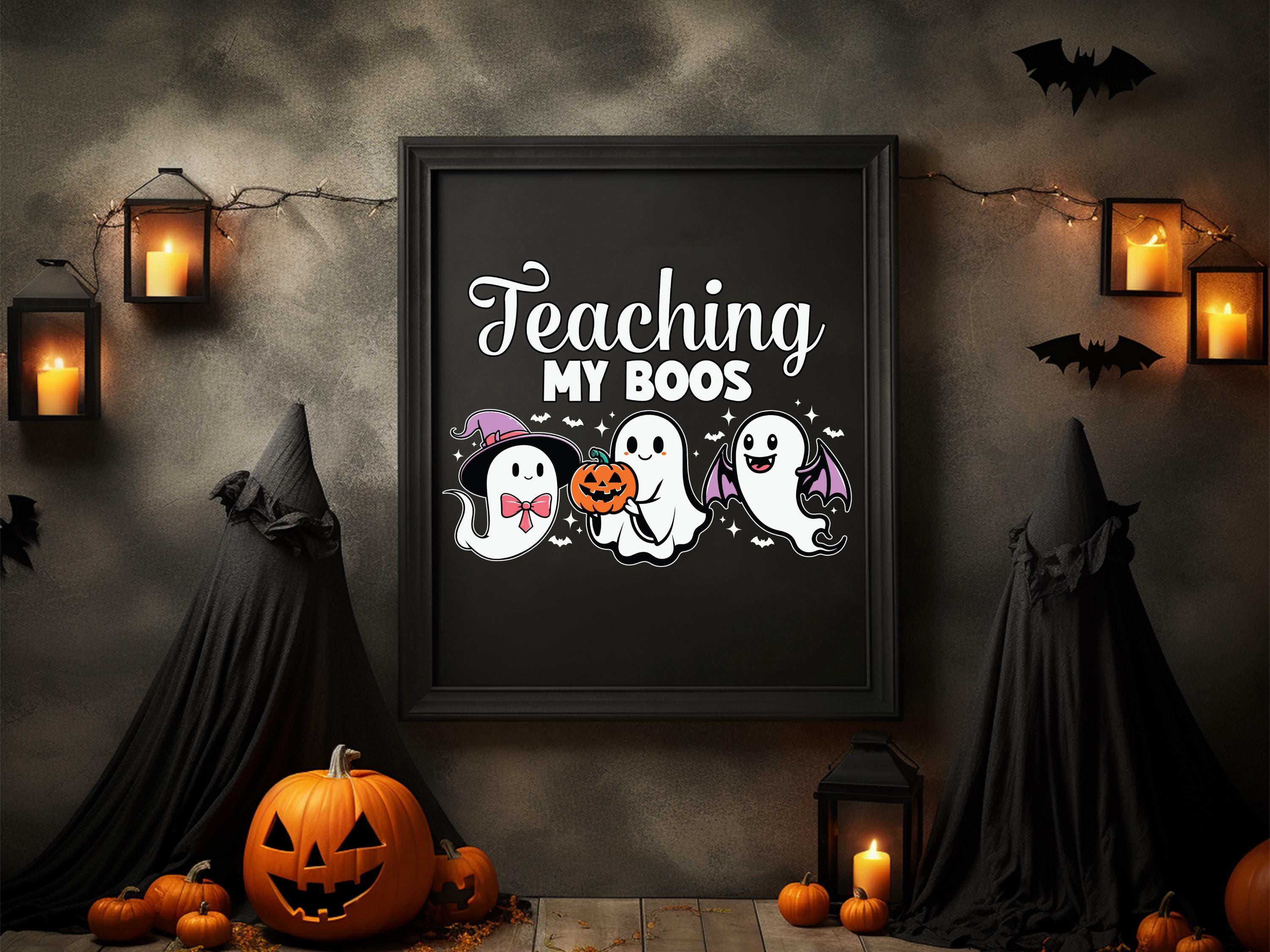 Teaching My Boos Png Svg Halloween Digital Design - PNG & SVG Download ...