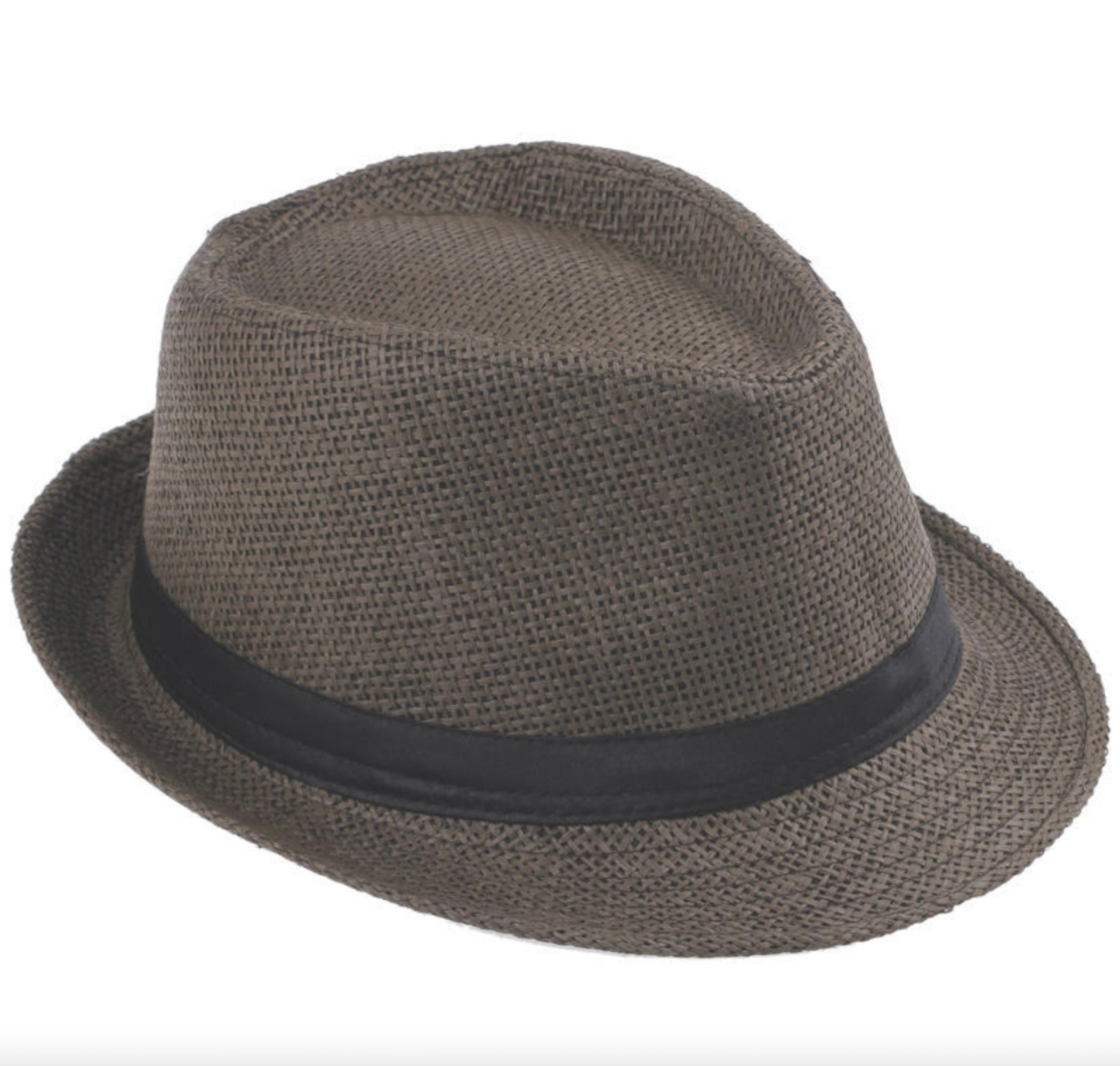 Handmade Cowboy Fedora Hat Gangster Cap Hot Unisex Women Men Fashion ...