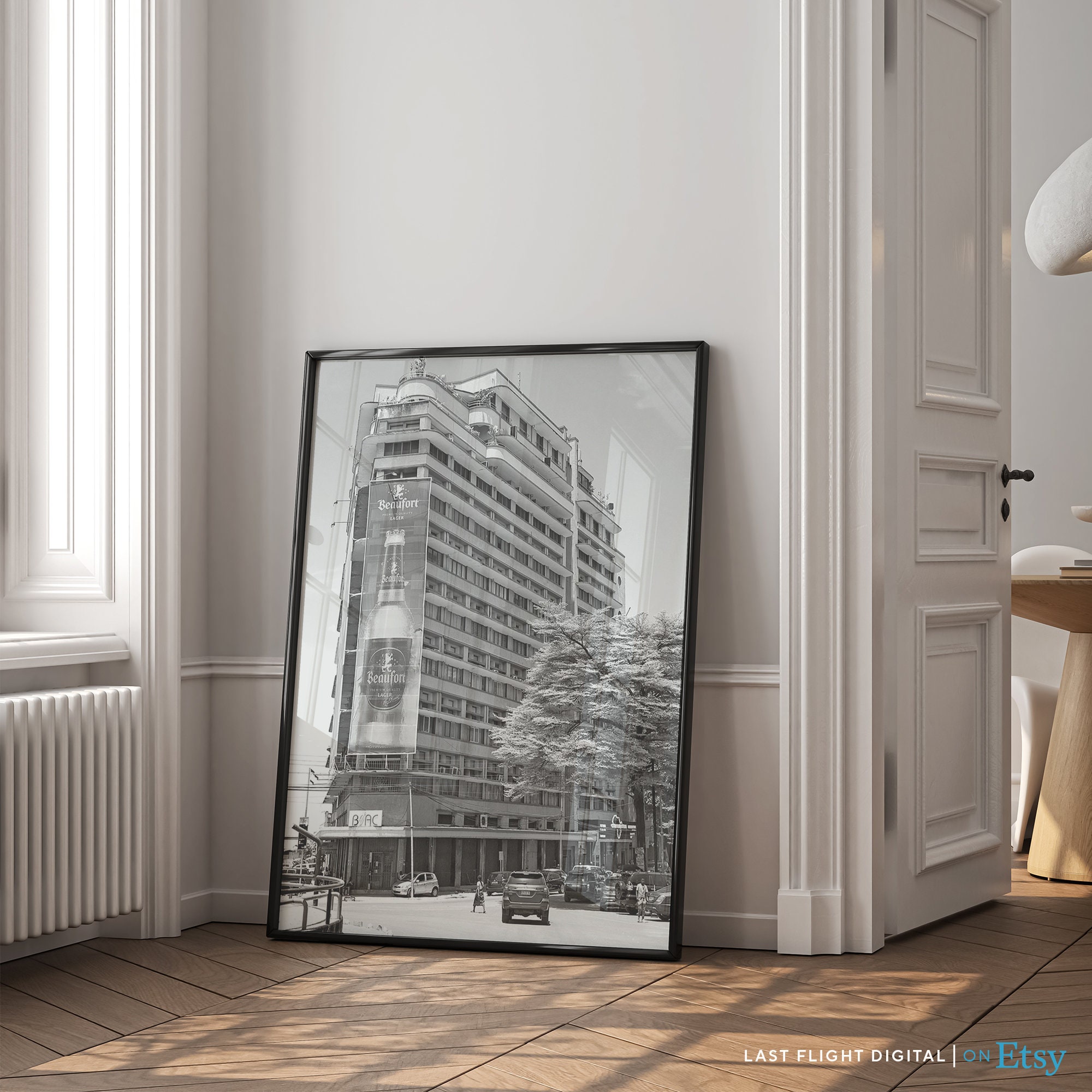 Congo Print, Kinshasa Poster, Cityscape, Congo Poster, Kinshasa Print ...