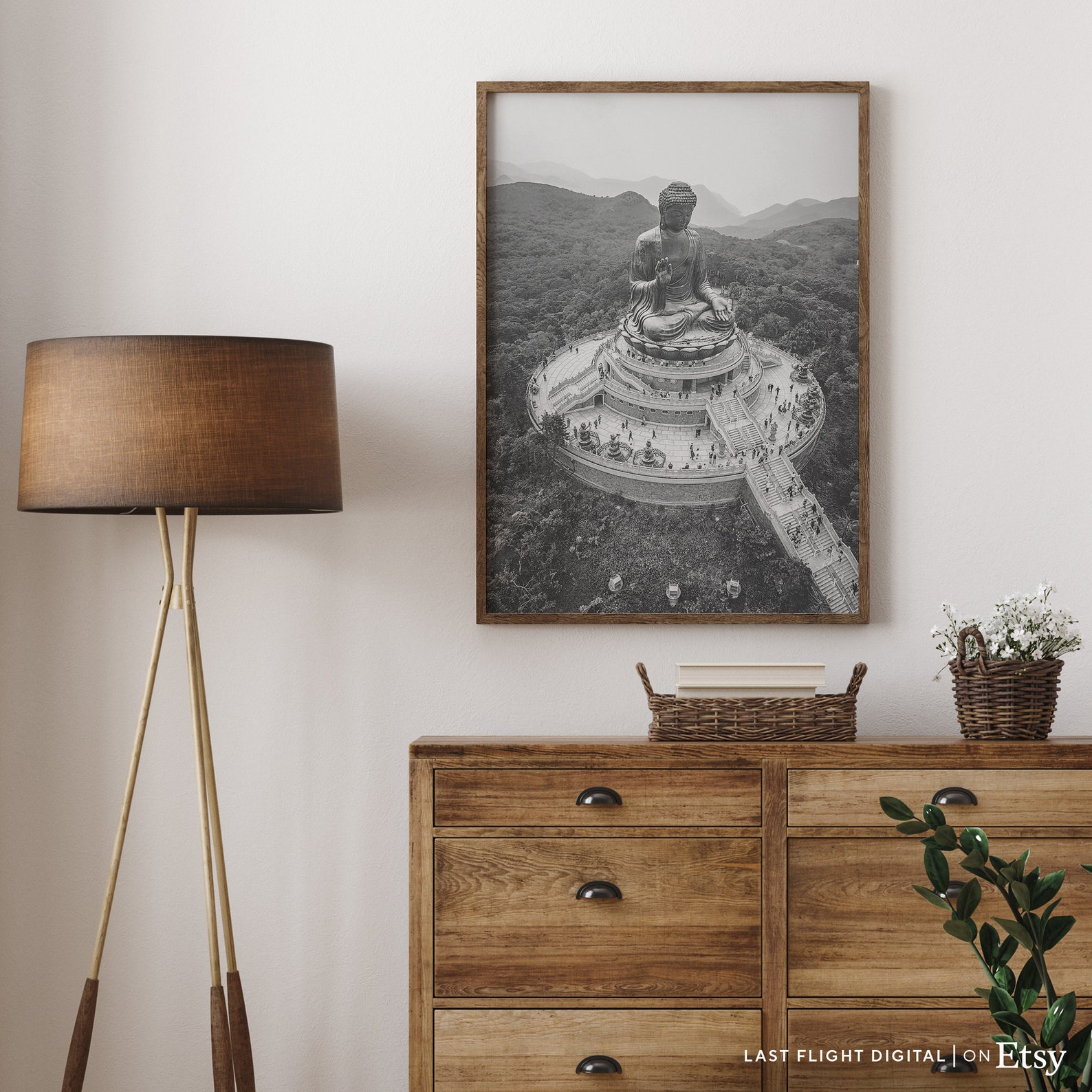 Hong Kong Poster, China Poster, Tian Tan Buddha, China Art, Hong Kong ...