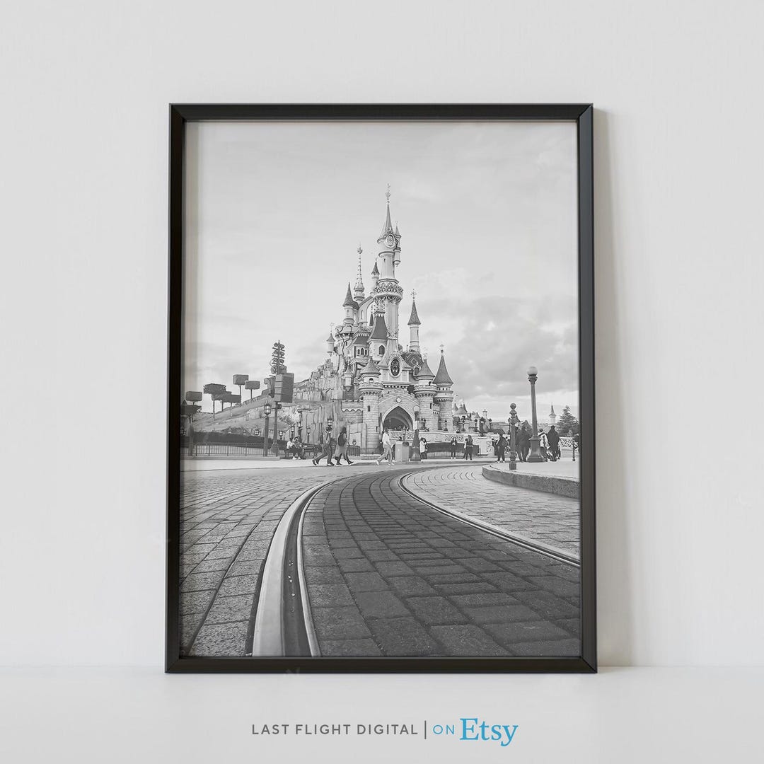 Paris Poster, Paris Disneyland, France Poster, Paris Print, Magic ...