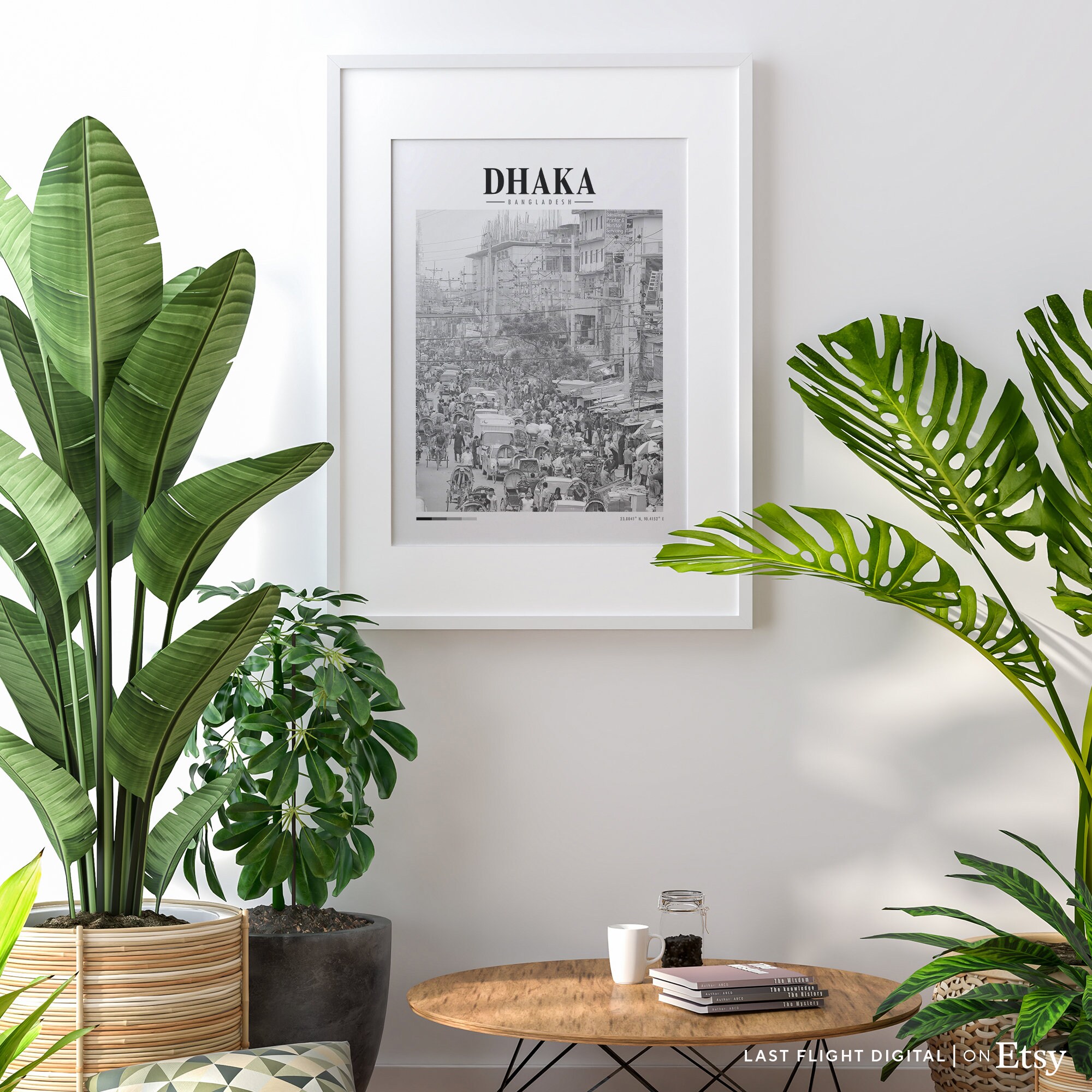 Bangladesh Poster Dhaka Print Cityscape Skyline Dhaka - Etsy