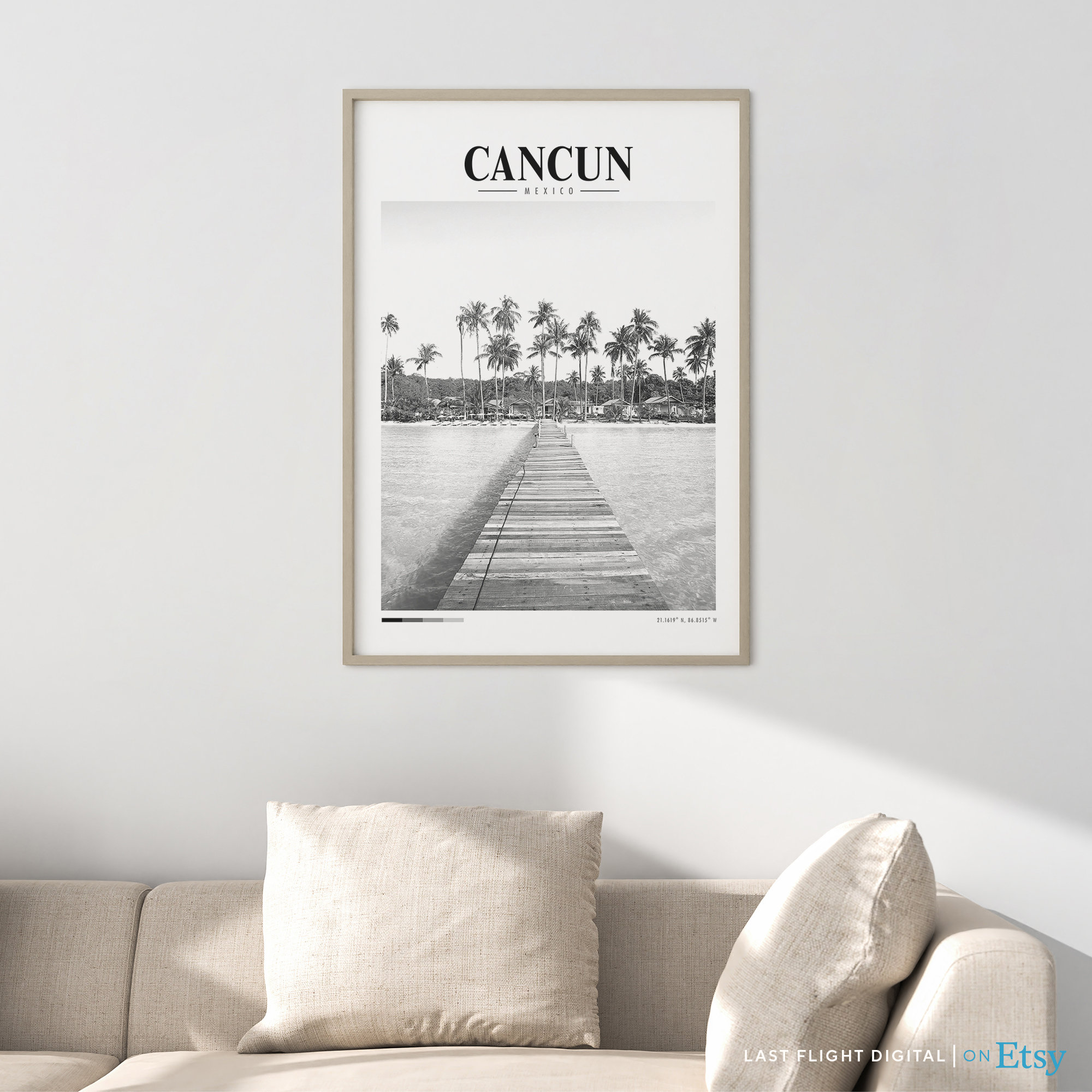 Cancun Poster Print, Mexico Print, Mexico Poster, Cancun Wall Art ...