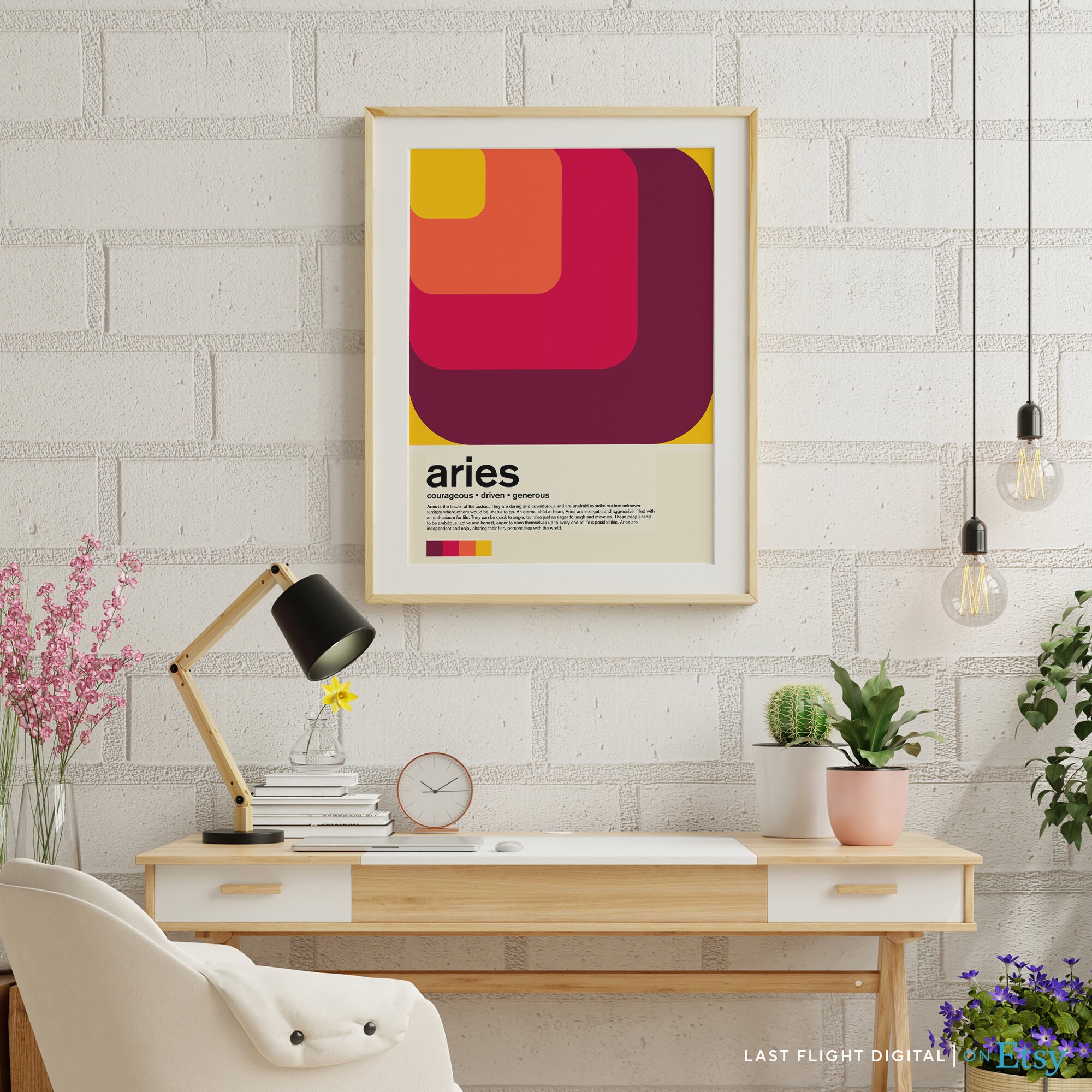 Zodiac Print, Set of 6, Astrology Poster, Zodiac Poster, Astrology ...