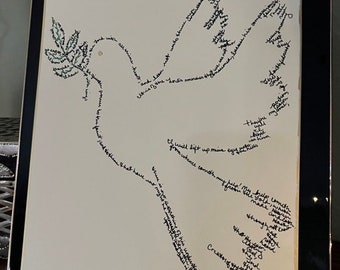 Dove Poem Print - Etsy