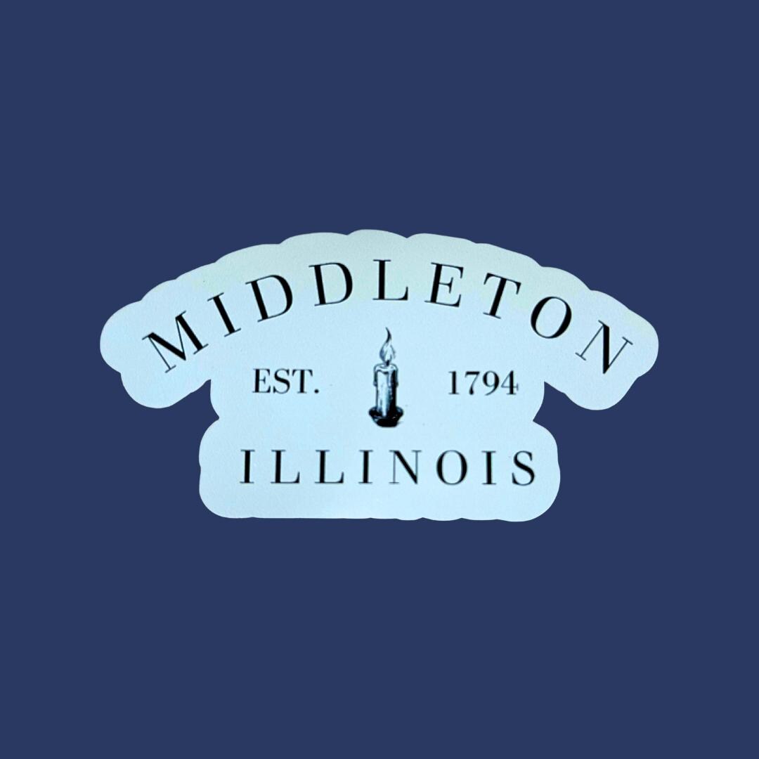 Middleton Illinois Sticker | Good Witch | Minimalist TV Show Merch ...