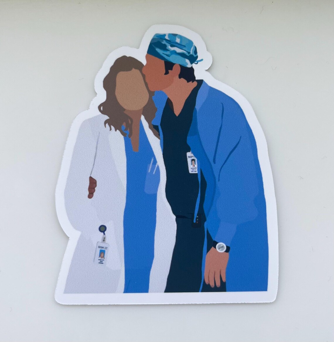 Meredith & Derek Sticker | Grey's Anatomy | Merder | TV Show Couple - Etsy