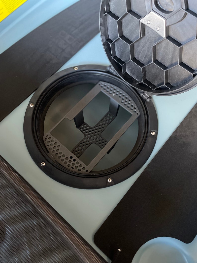 12V Fish Finder Battery Holder for Kayak 8 Inch Twist N Seal Hatch ...