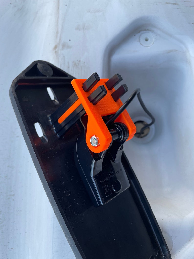 Garmin Dual Beam Transducer Mount for Hobie Fish Finder Ready Kayaks ...