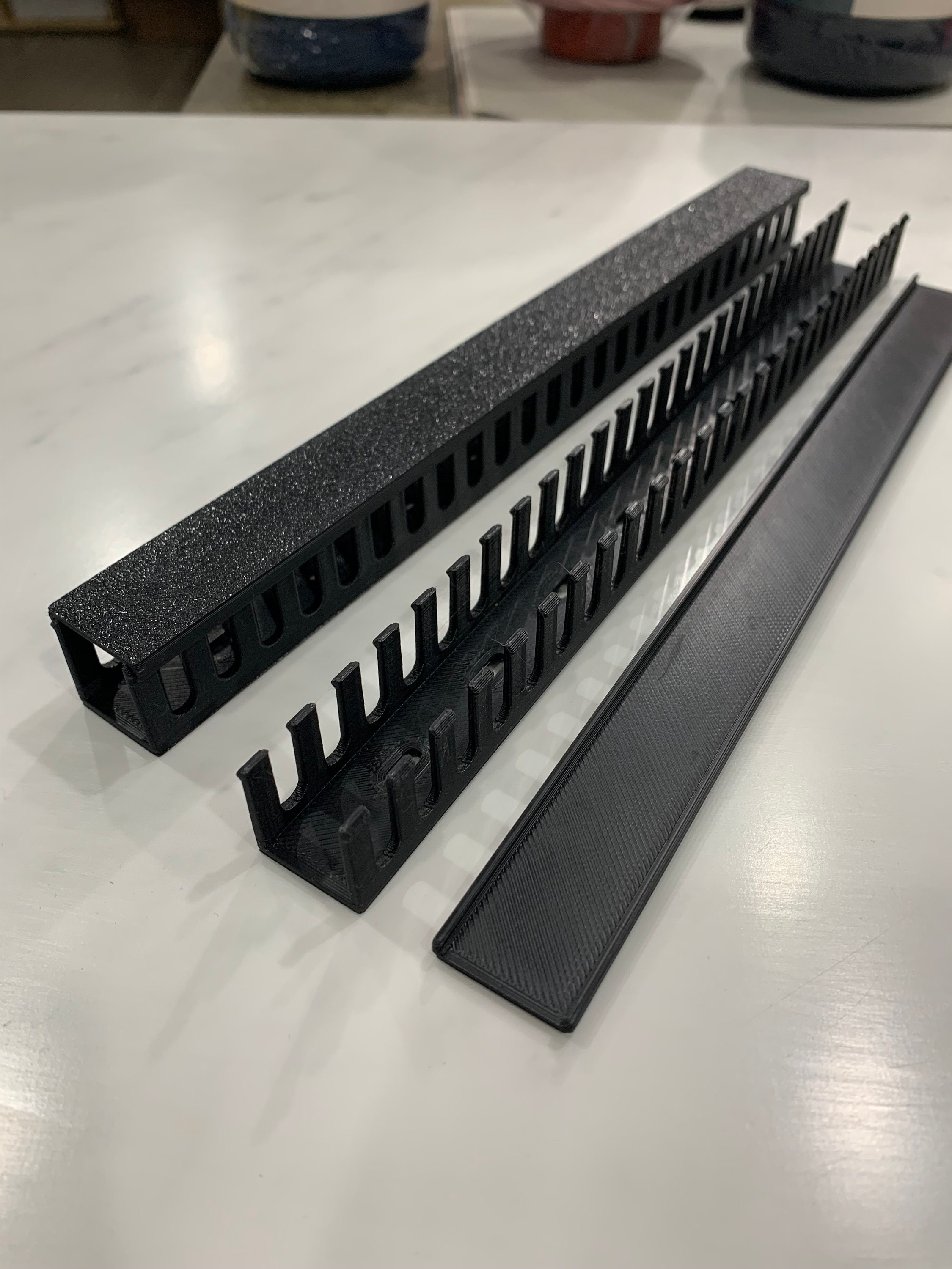 Digital Download Wire Management Trays, Cable Raceway Kit, Open Slots ...