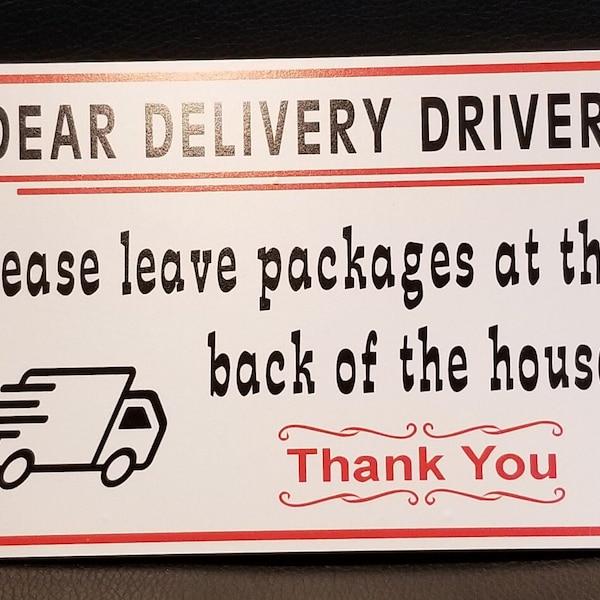 Buy Please Leave Package by Front Door Online In India - Etsy India
