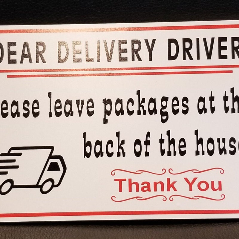 Buy Please Leave Package by Front Door Online In India - Etsy India