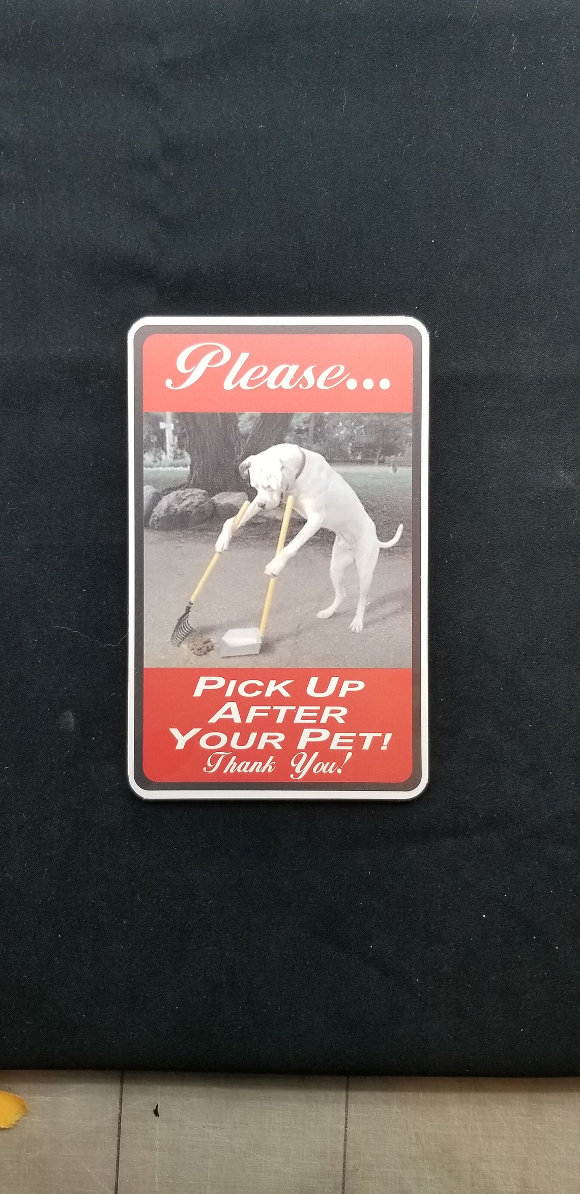 Poop Stoop and Scoop Lawn Sign: Dog Waste Pick up After Your Pet - Etsy