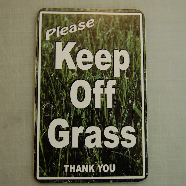 Keep off the Grass Yard Sign - Etsy