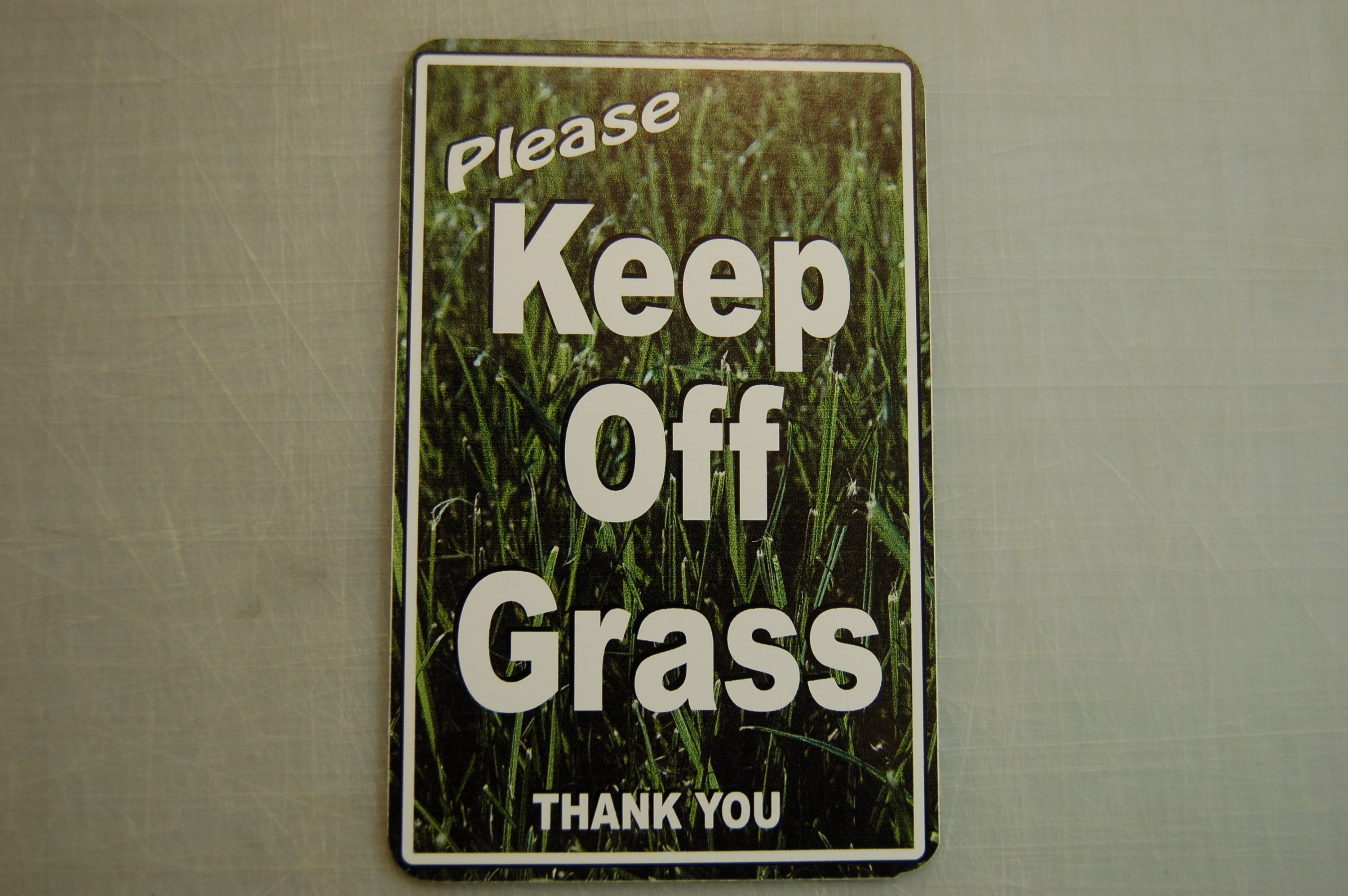 KEEP off GRASS Lawn Sign PVC 5x8 New Digital Print Private Yard - Etsy