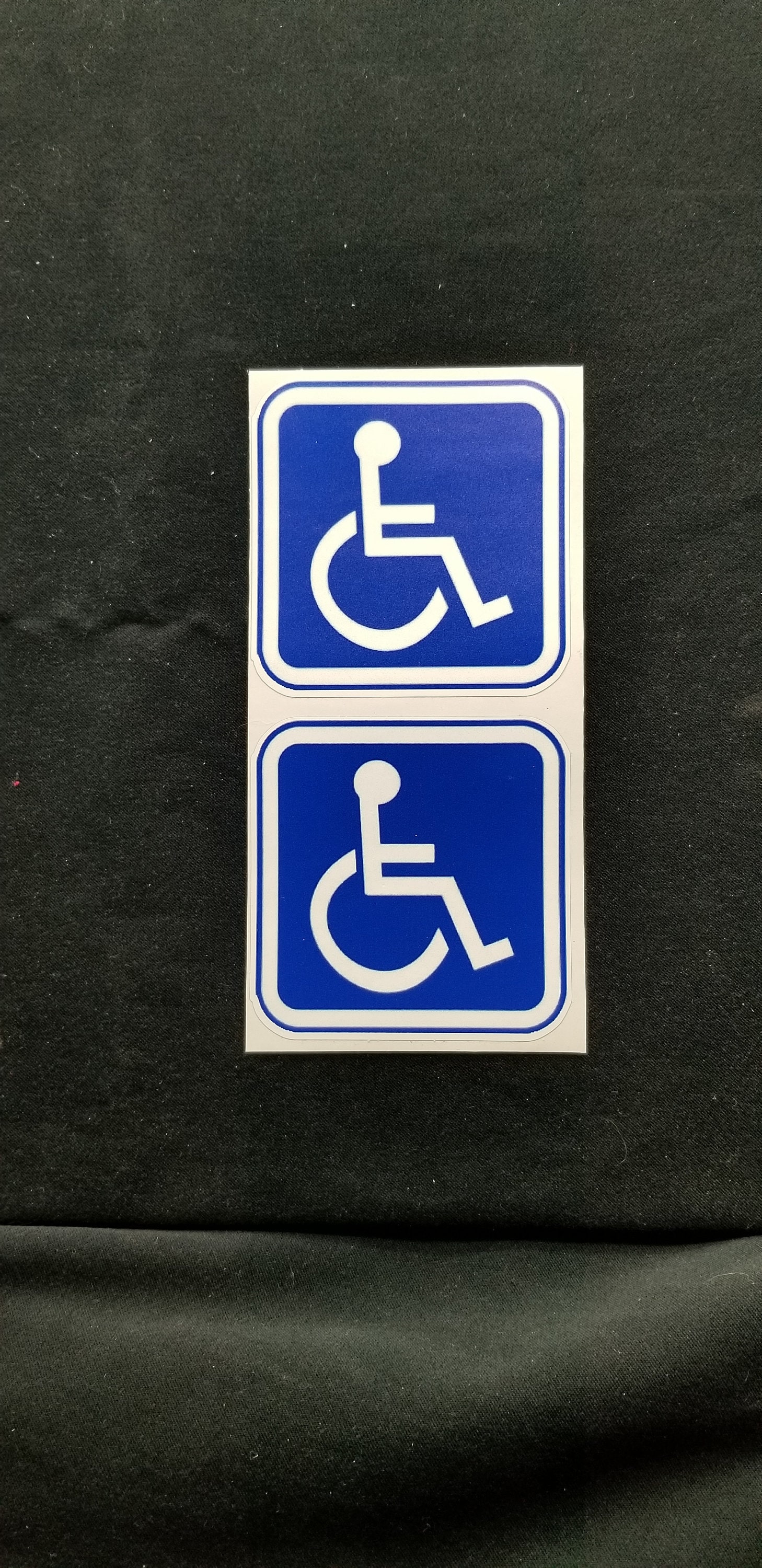 Handicap Sticker Parking Sign Disabled Wheelchair Decal Logo 3 Inch X 3 ...