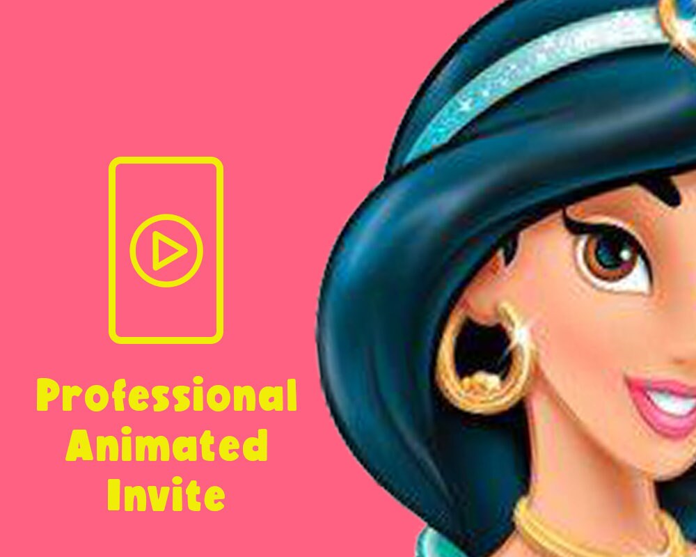 Animated Birthday Invitation, Birthday Party Invite, Invitation Video ...