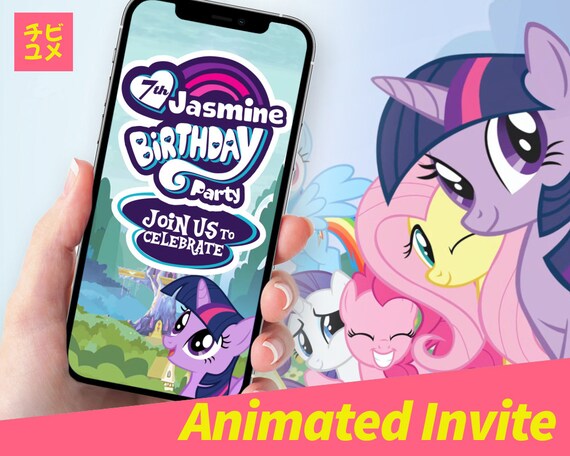 Animated Birthday Invitation Birthday Party Invite | Etsy