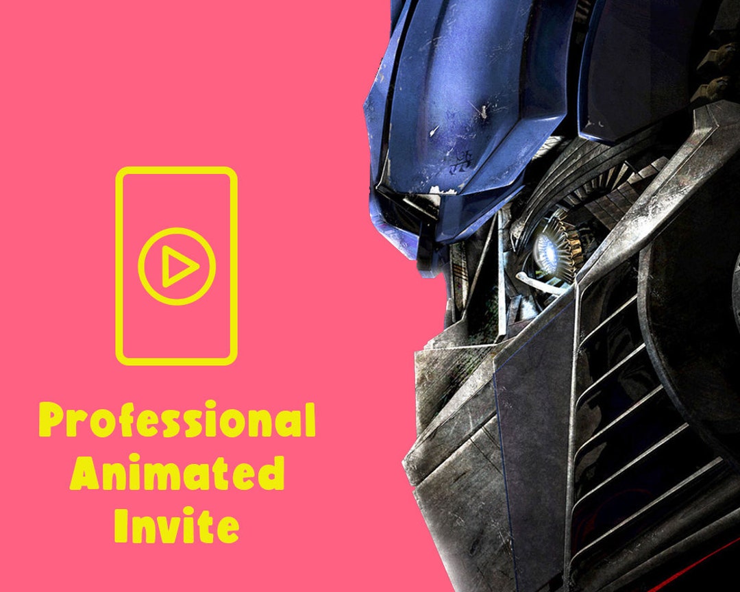 Animated Birthday Invitation, Birthday Party Invite, Invitation Video ...