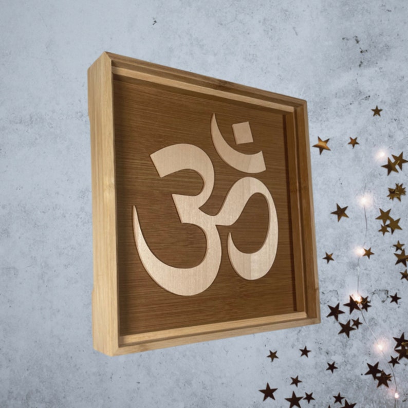 OM WALL ART Wood Cut Om Wall Hanging Om Print Om Home - Etsy
