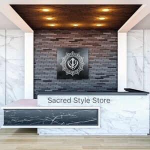 Hand Made Khanda Mandala | Sikh Wall Art | Home Decor | Wall Hanging ...