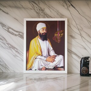 Guru Teg Bahadur Ji Saroop, Sikh Photos, Sikh Wall Hanging, Sikh Gift ...