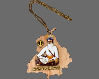 Baba Deep Singh Ji, Punjab Map Car Hanging, Car Decor, Gift Items, Rear ...