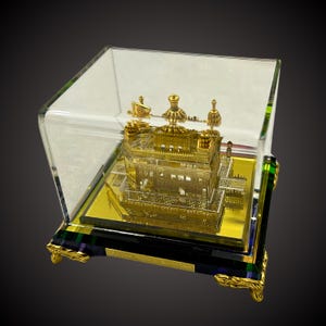 The Golden Temple 24k Gold Plated Model, Siri Darbar Sahib, Siri ...