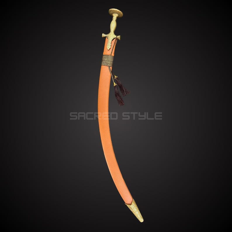 Big Kirpan, Sikh Sword Made of Sarbloh With Brass Handle, Kakkar ...