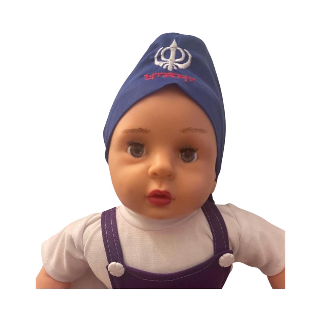 Kids Patka, Khalsa, Khnada, Kids Dastar With Two Strings at the Back ...