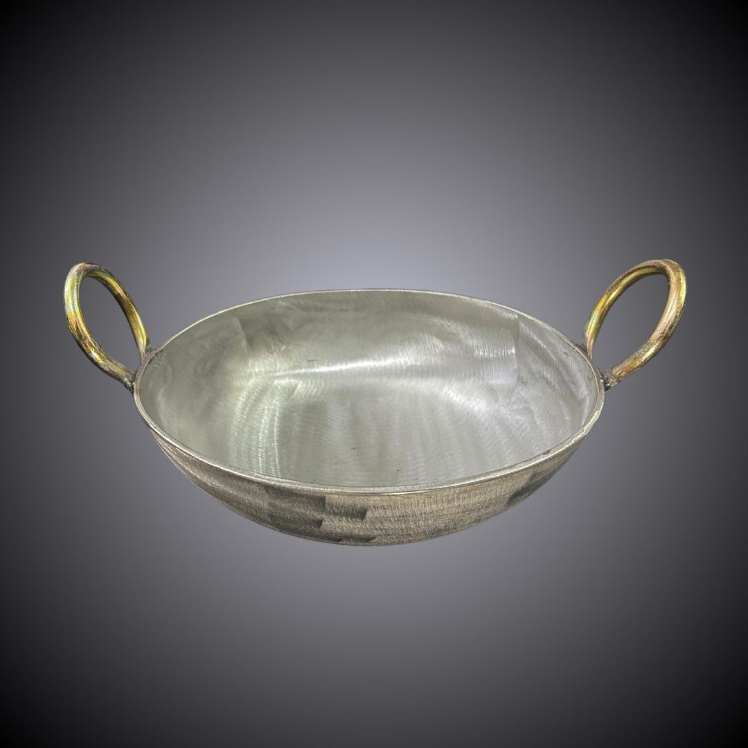 Sarbloh Kadahi, Hand Made Iron Kadahi, Sarbhloh Cookware, Sikh Items ...