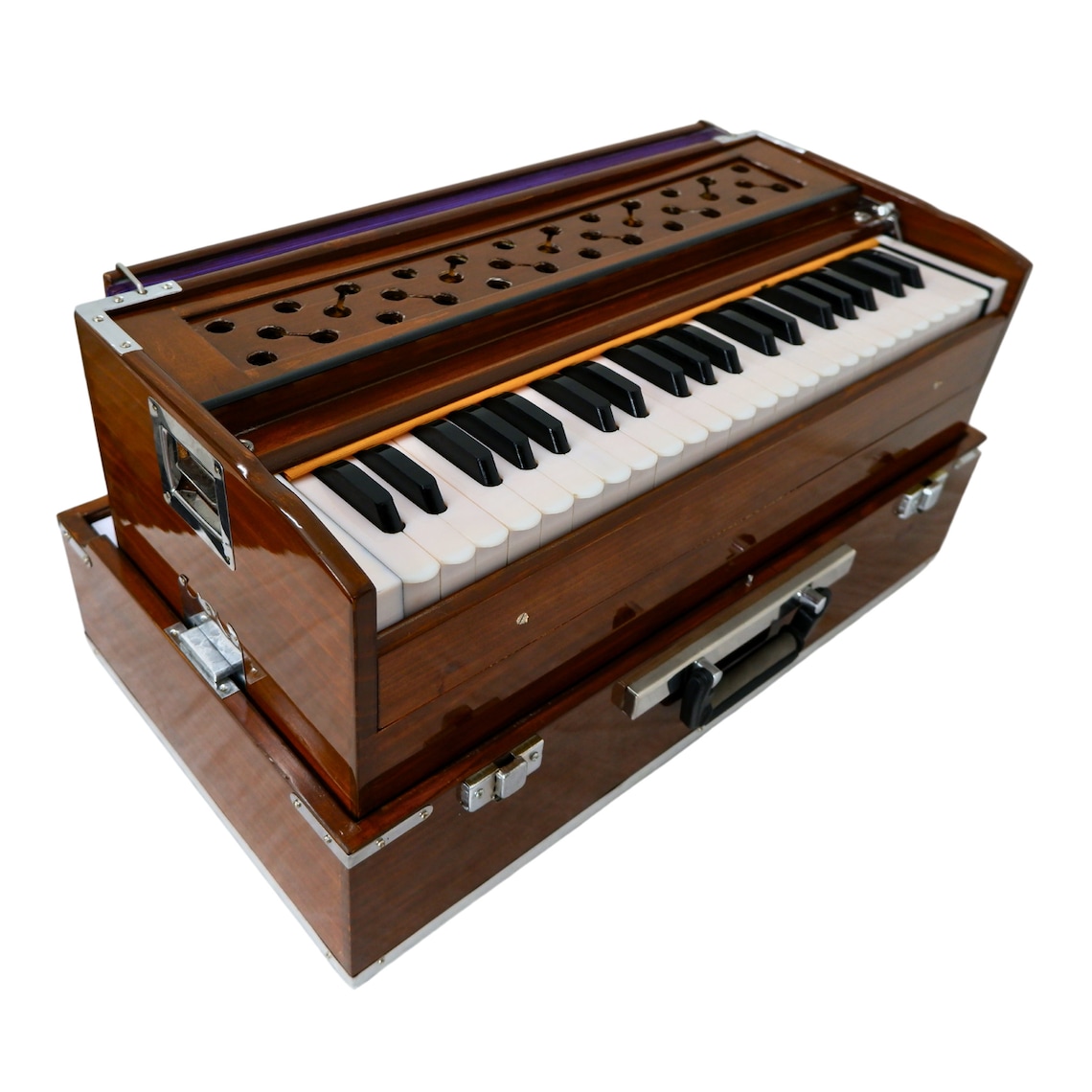 Wooden Foldable Harmonium 3.5 Octave, 440 HZ, Hand Made Export Quality ...
