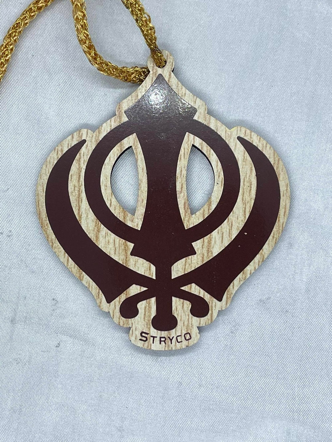 Khanda, Ek Onkar, Ik Onkar, Car Hanging, Rear View Mirror Ornament ...