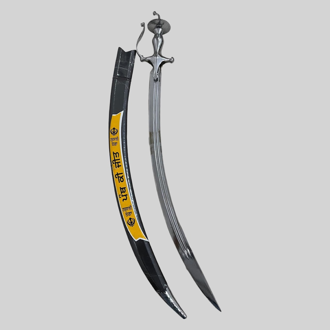 Big Kirpan, Taksali Tega Made of Sarbhloh, Sikh Kakar, 3 Foot Taksali ...