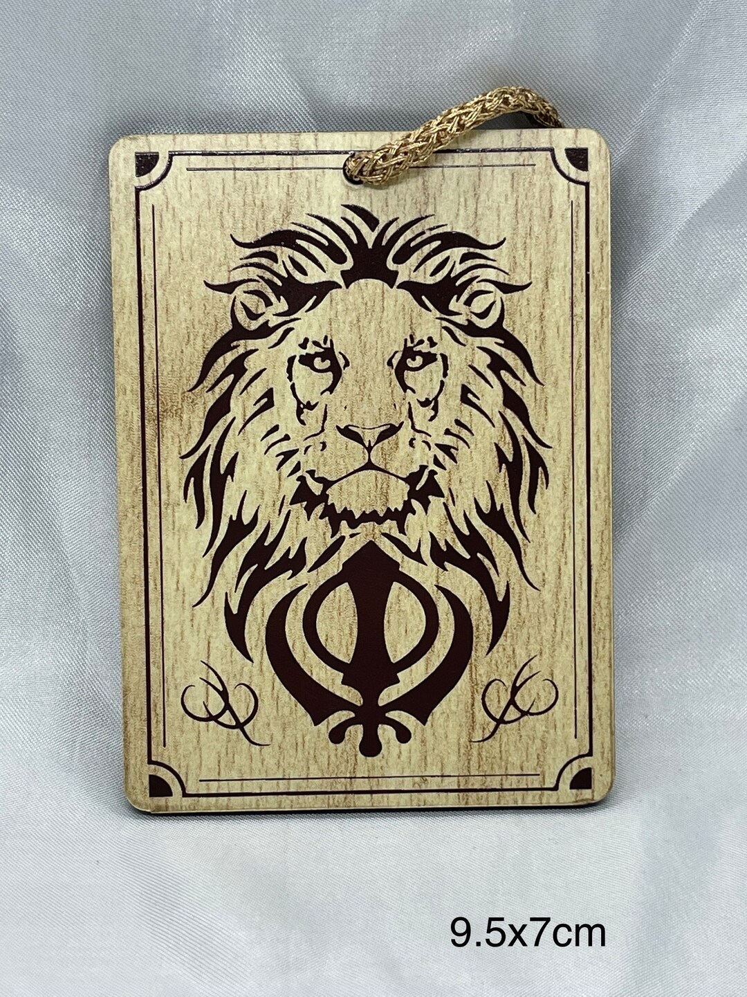 Singh is King Car Hanging, Sikh Car Decor, Car Accessories, Lion Khanda ...