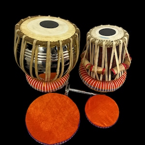 Tabla Set, Indian Drum, Stainless Steel Professional Bayan & Dayan ...