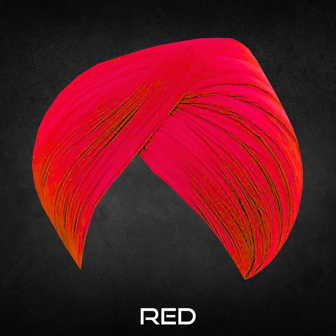 Pag, Sikh Turban, Sikh Pagg, Sikh Dastar, Full Voile Sikh Turban Fabric ...