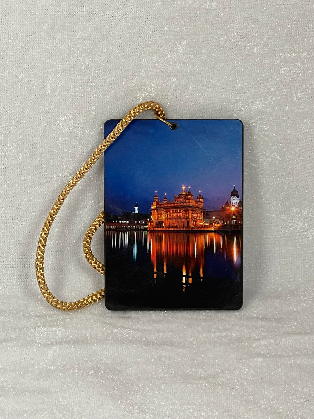 The Golden Temple Car Hanging, Sikh Items. Wood Car Hanging, Sri Darbar ...