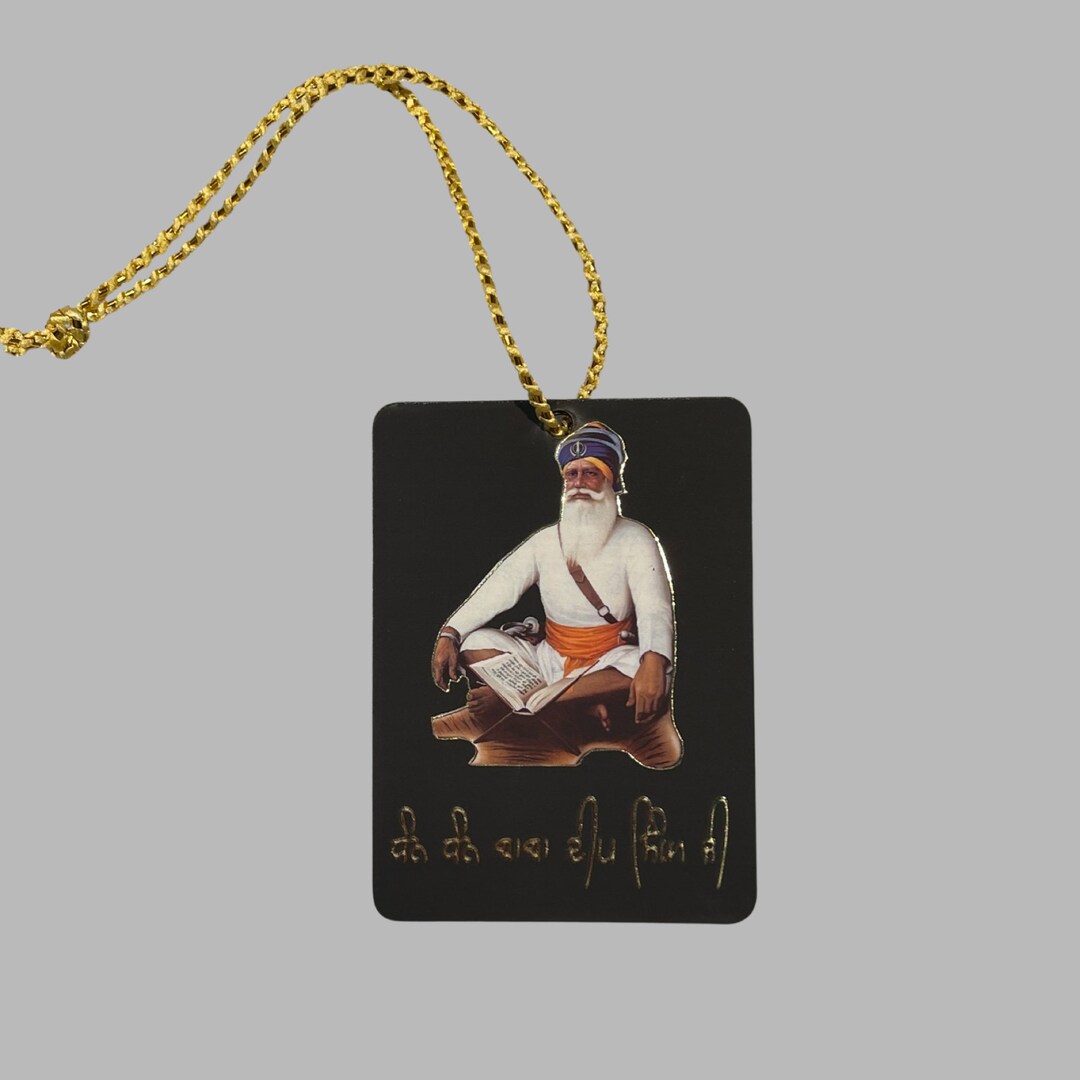 Baba Deep Singh Ji Car Hanging, Sikh Car Decor, Singh Shaheed, Sikh ...