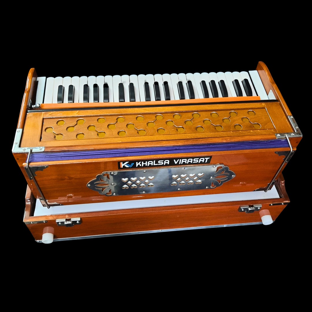 Wooden Foldable Harmonium 3.5 Octave, 440 HZ, Hand Made Export Quality ...