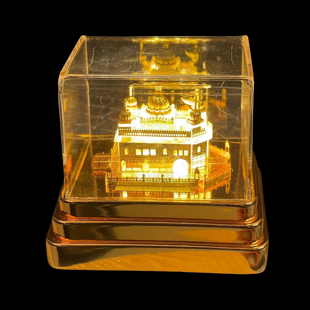 The Golden Temple 24k Gold Plated Model, Siri Darbar Sahib, Siri ...