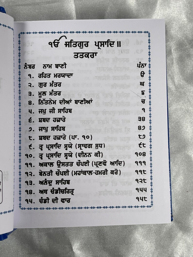 Khalsa Sundar Gutka, Gutka Saab Baba Santa Singh Ji, Sikh Holy Book ...