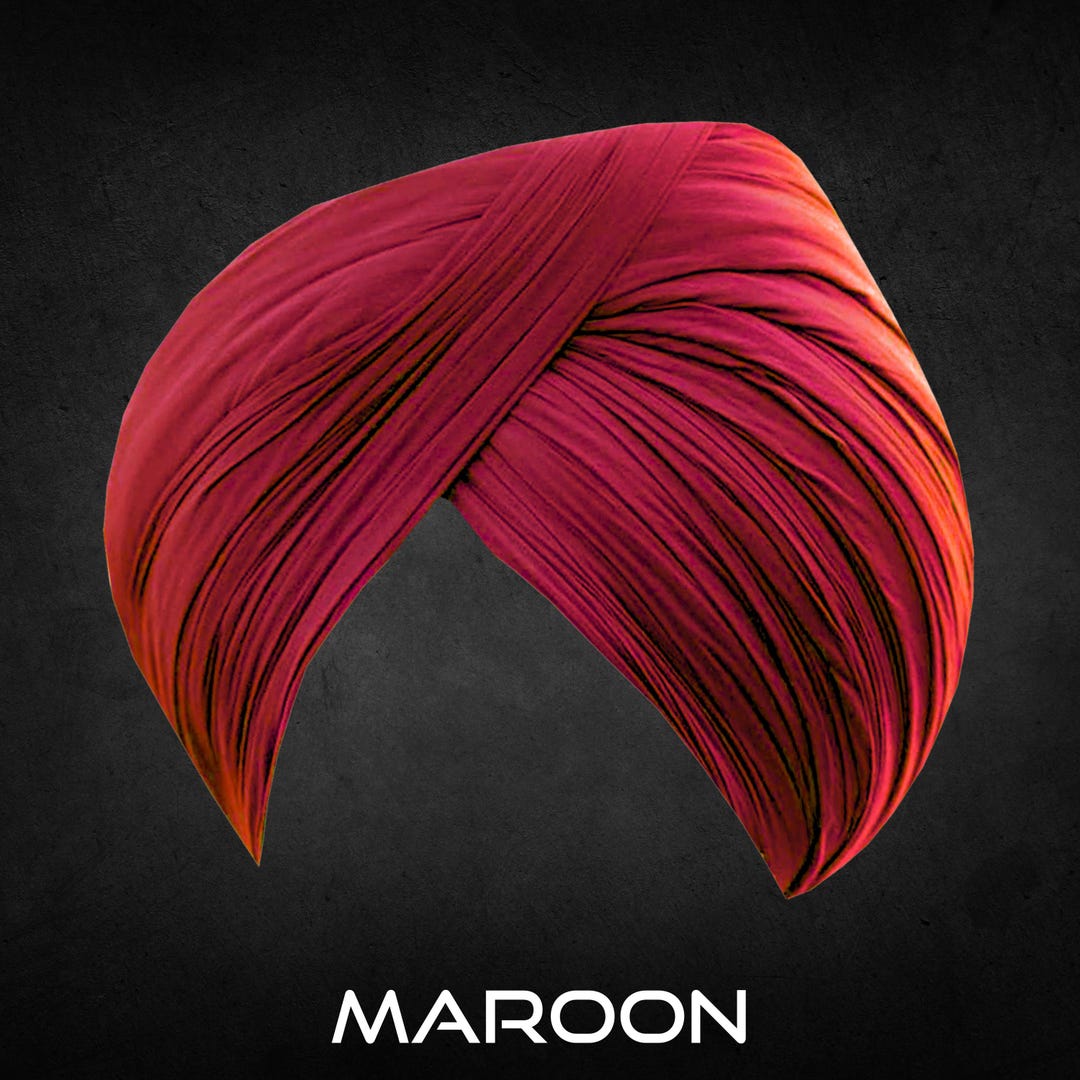 Pag, Sikh Turban, Sikh Pagg, Sikh Dastar, Full Voile Sikh Turban Fabric ...