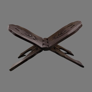 Wooden Book Stand, Khanda, Sanchi Saab Stand, Gutka Saab Stand, Reading ...