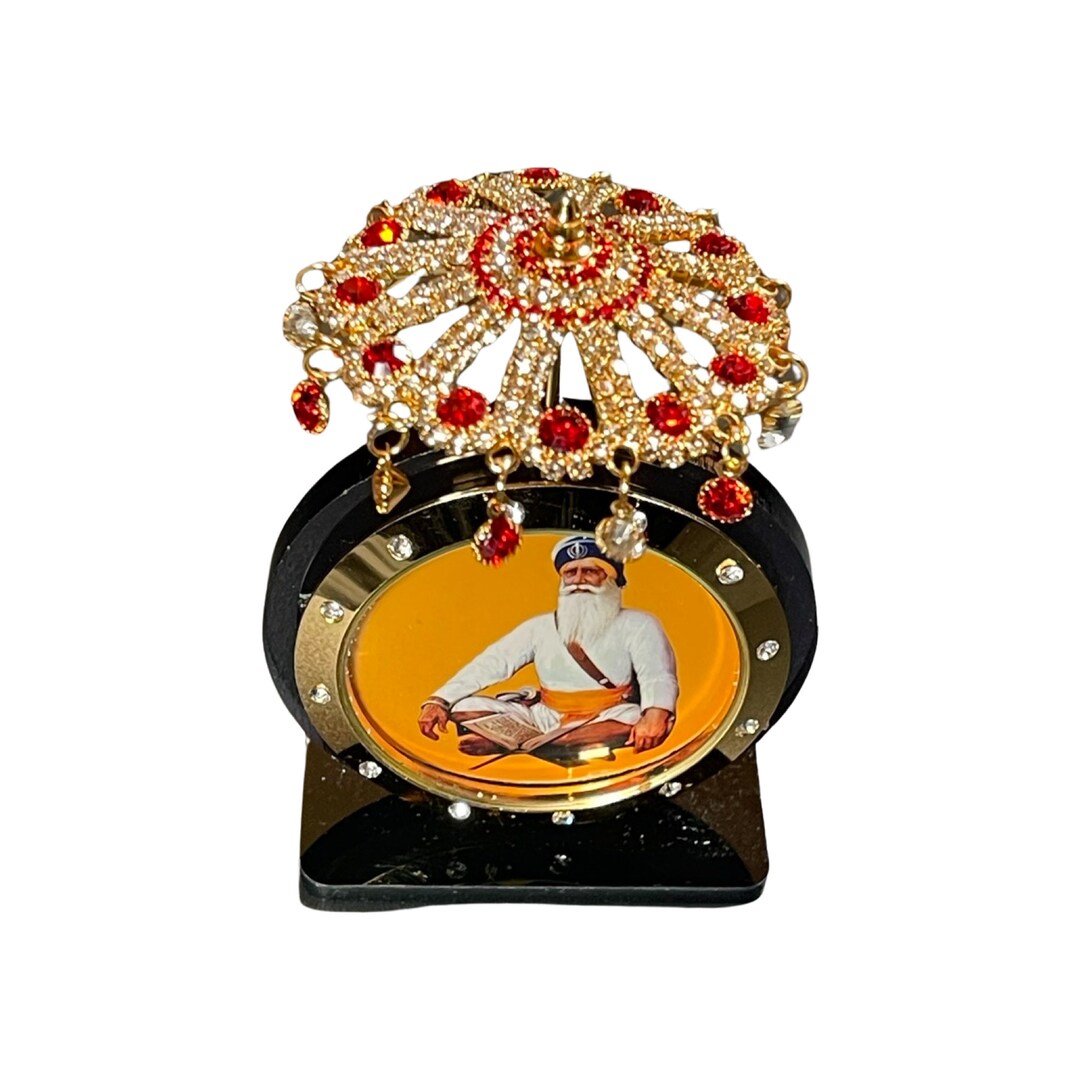 Sikh Car Dashboard Idol, 10 Sikh Gurus, Car Decor, Truck Decor, Gift ...