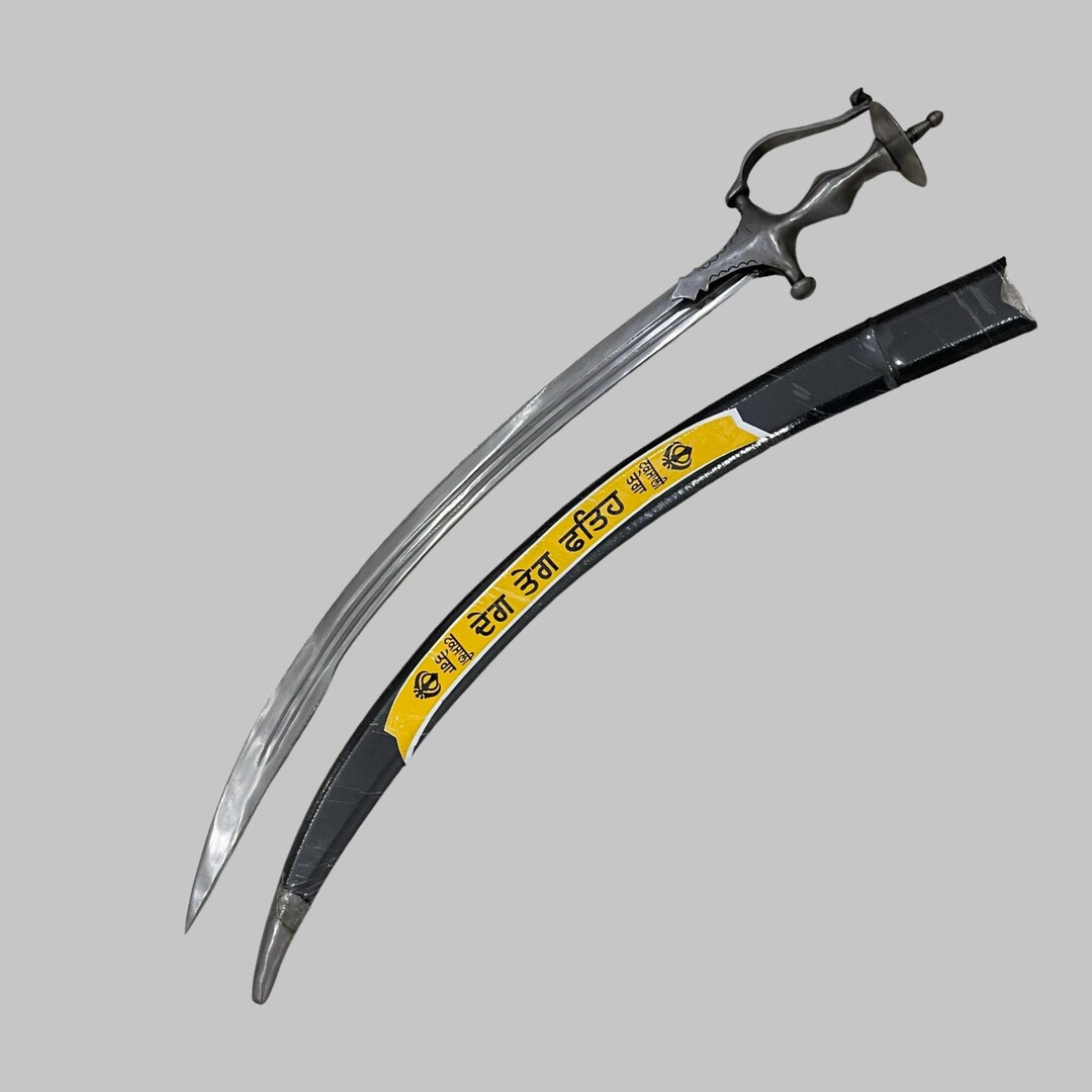 Big Kirpan, Taksali Tega Made of Sarbhloh, Sikh Kakar, 3 Foot Taksali ...