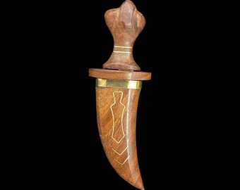 Kirpan Sarbhloh, Sikh Kakar, Kukri, Kakkar, Wood Case Kirpan, Punjabi ...