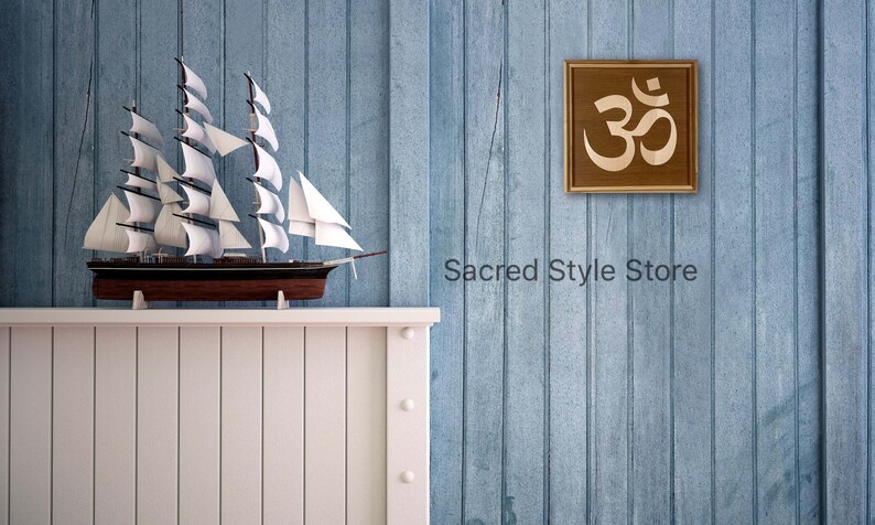 OM WALL ART Wood Cut Om Wall Hanging Om Print Om Home - Etsy